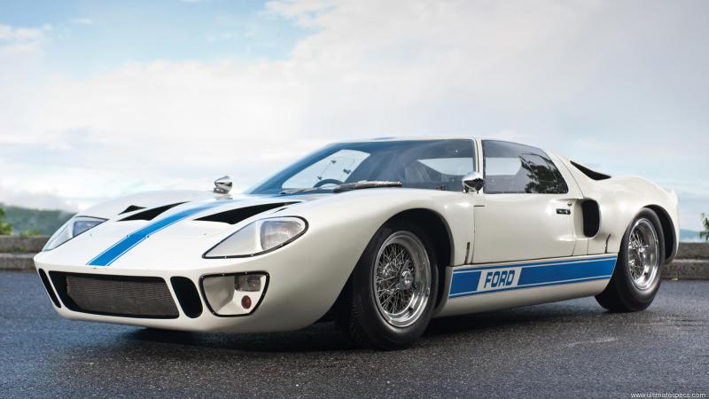 Specs for all Ford GT 40 versions