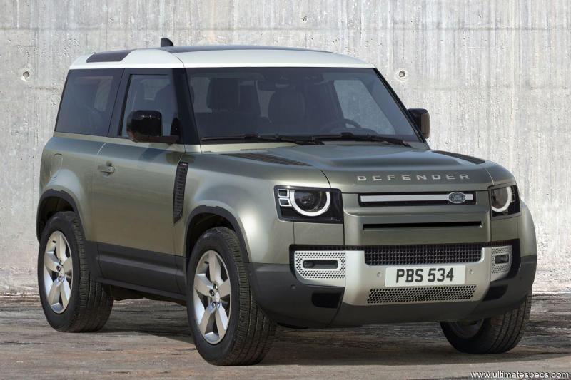 Specs for all Land Rover L663 Defender 90 versions