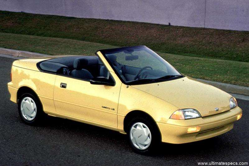 Geo Metro Convertible 1991 LSi Auto Specs, Performance, Comparisons